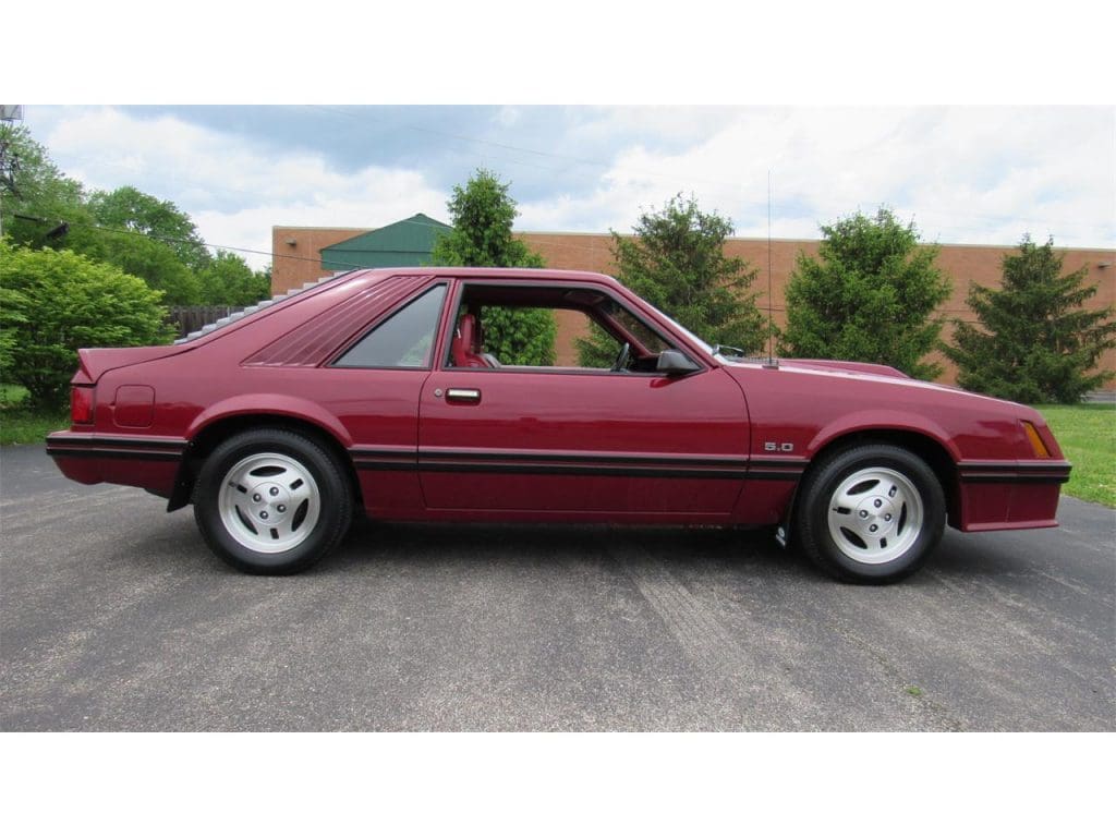 Medium Red 1982 Ford Mustang