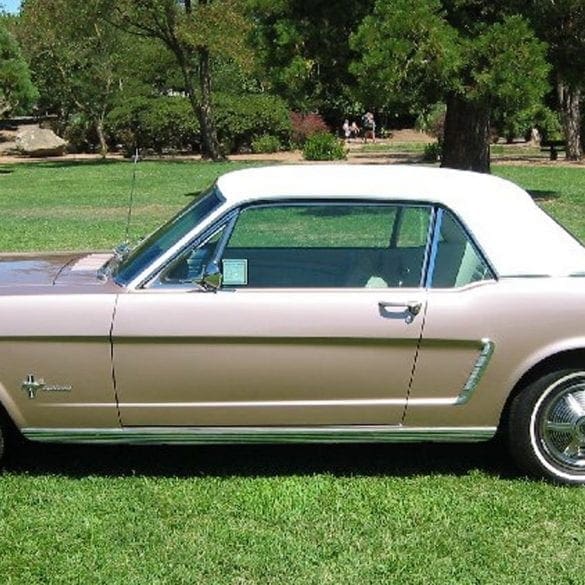 Champagne Beige 1965 Ford Mustang