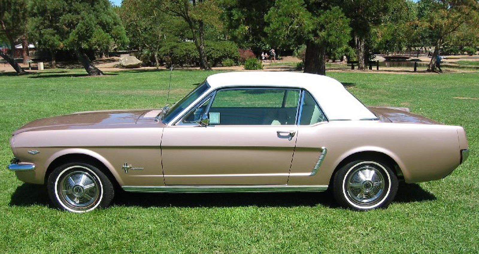 Champagne Beige 1965 Ford Mustang