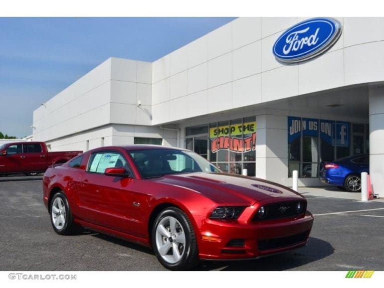 Ruby Red 2014 Ford Mustang