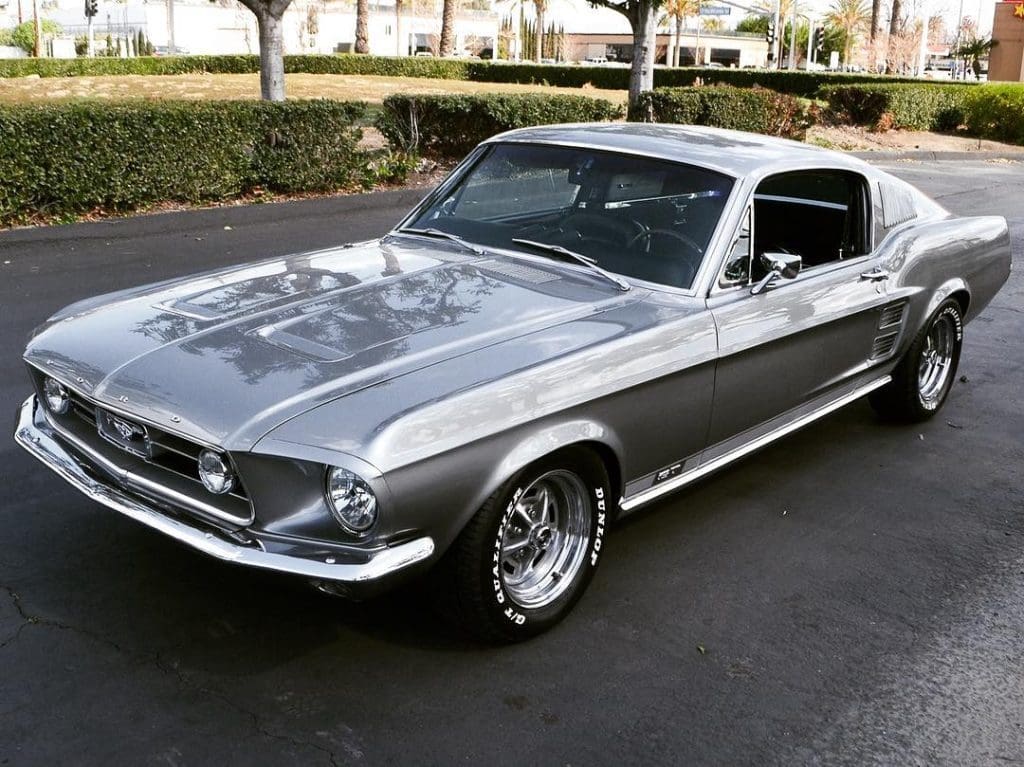 Silver Frost 1967 Ford Mustang