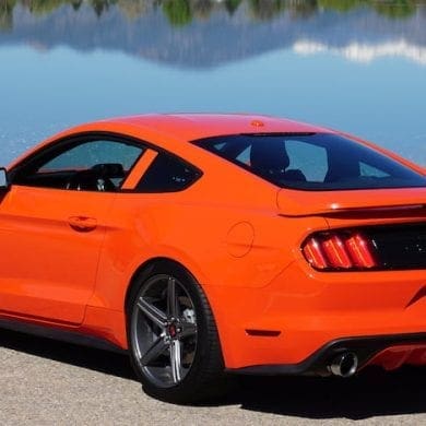 Competition Orange 2015 Ford Mustang