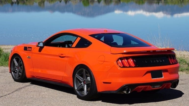 Competition Orange 2015 Ford Mustang