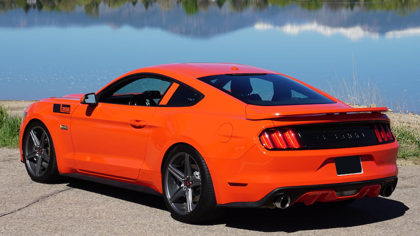 Competition Orange 2015 Ford Mustang
