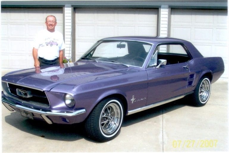Lavender 1967 Ford Mustang