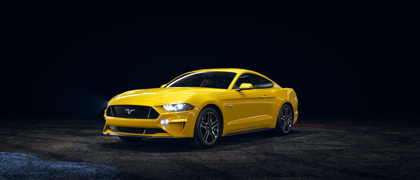 Triple Yellow 2018 Ford Mustang