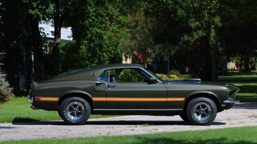 Black Jade 1969 Ford Mustang