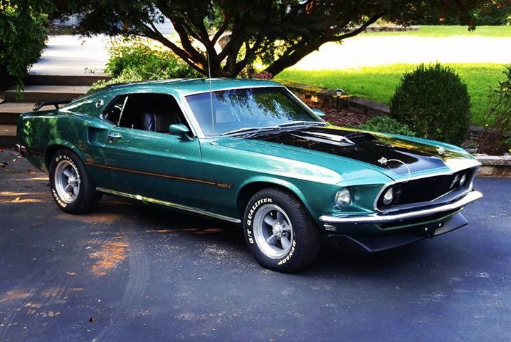 Silver Jade 1969 Ford Mustang
