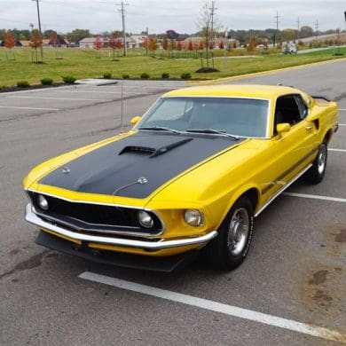 Dandelion Yellow 1968 Ford Mustang