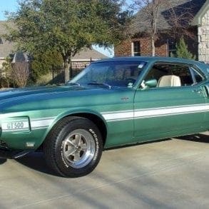 Silver Jade 1970 Ford Mustang