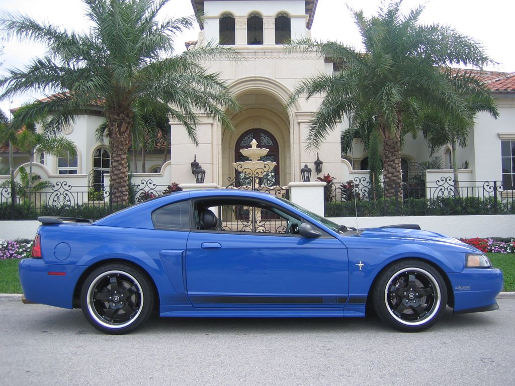 Azure Blue 2003 Ford Mustang