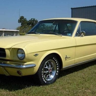 Sunlight Yellow 1964 Ford Mustang