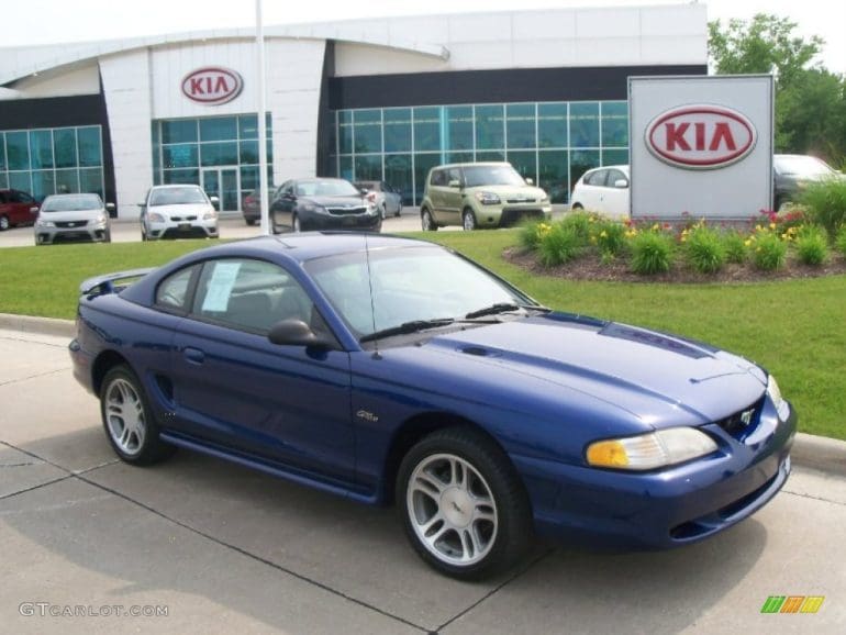 Moonlight Blue 1997 Ford Mustang