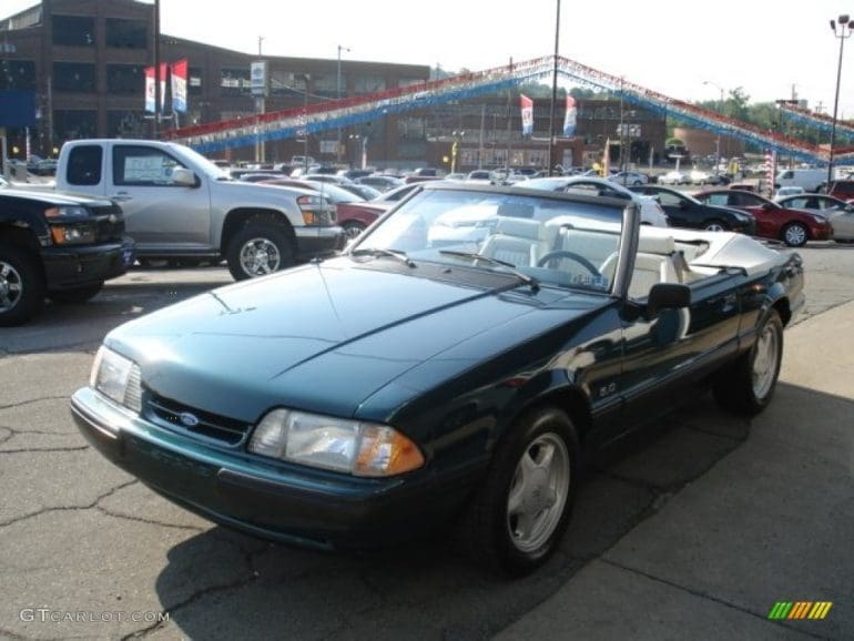 Medium Titanium 1991 Ford Mustang