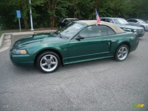 Electric Green 2001 Ford Mustang