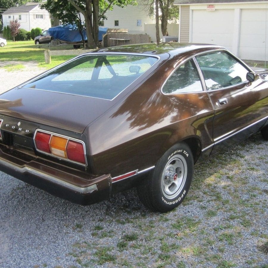 Dark Brown 1975 Ford Mustang