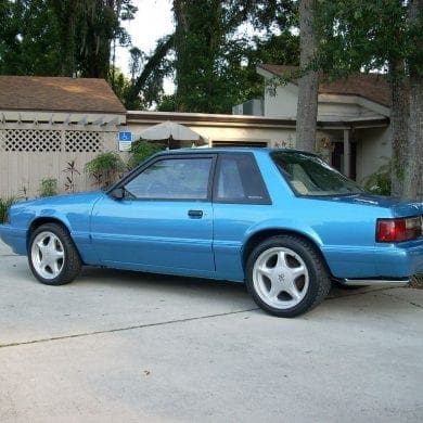 Bimini Blue 1992 Ford Mustang