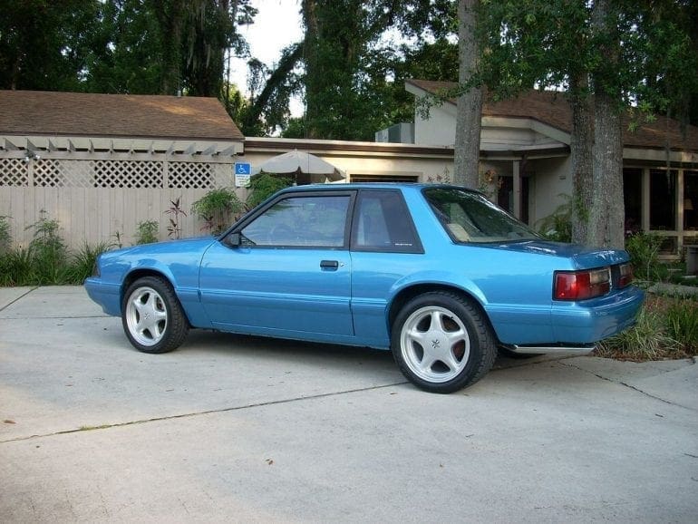 Bimini Blue 1992 Ford Mustang