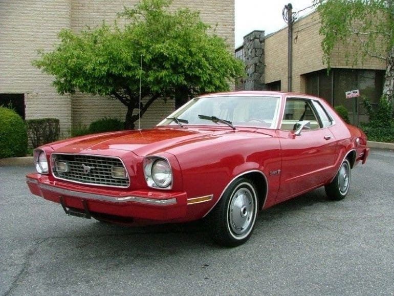 Dark Red 1974 Ford Mustang