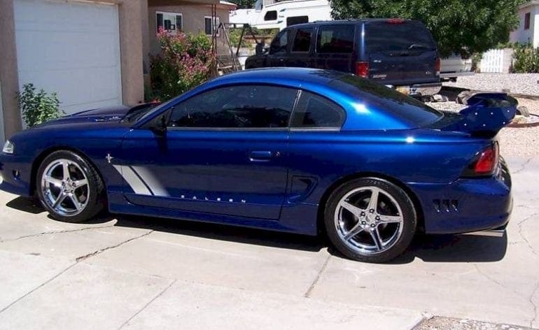 Moonlight Blue 1996 Ford Mustang