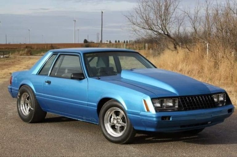 Medium Blue Glow 1981 Ford Mustang