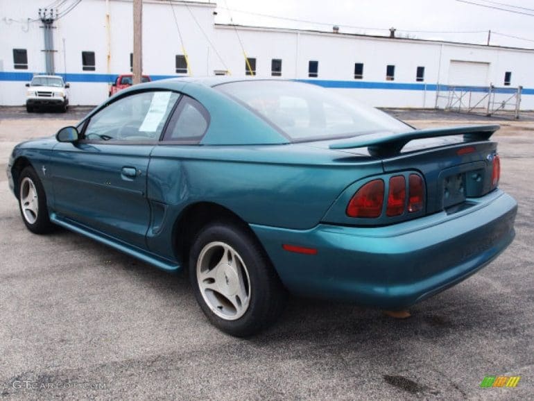 Moonlight Blue 1996 Ford Mustang