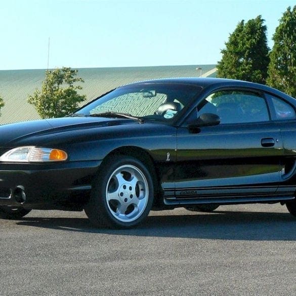 Black 1995 Ford Mustang
