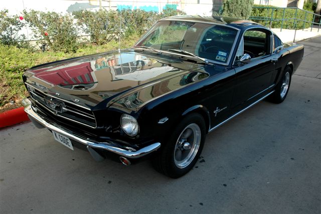Raven Black 1965 Ford Mustang