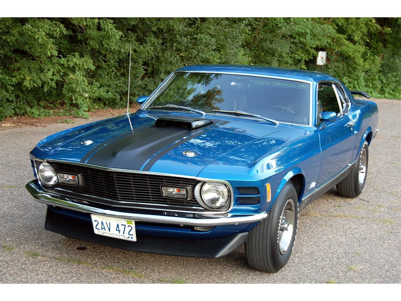 Medium Blue 1970 Ford Mustang Medium Blue 1970 Ford Mustang