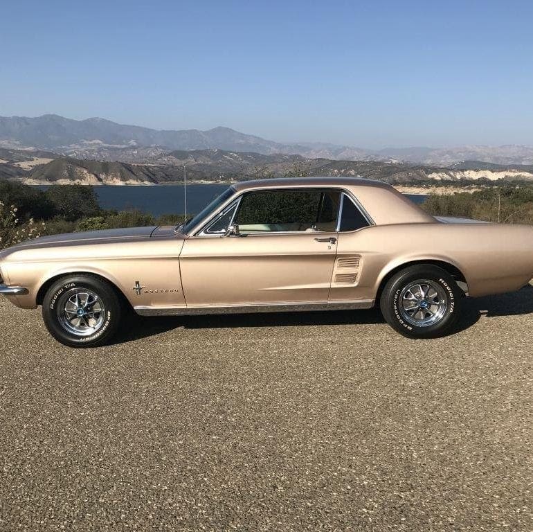 Beige Mist 1967 Ford Mustang