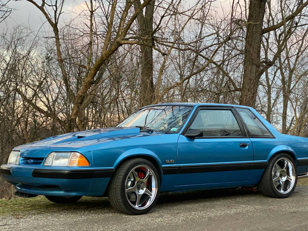 Bimini Blue 1991 Ford Mustang