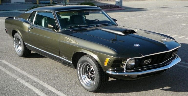 Black Jade 1970 Ford Mustang
