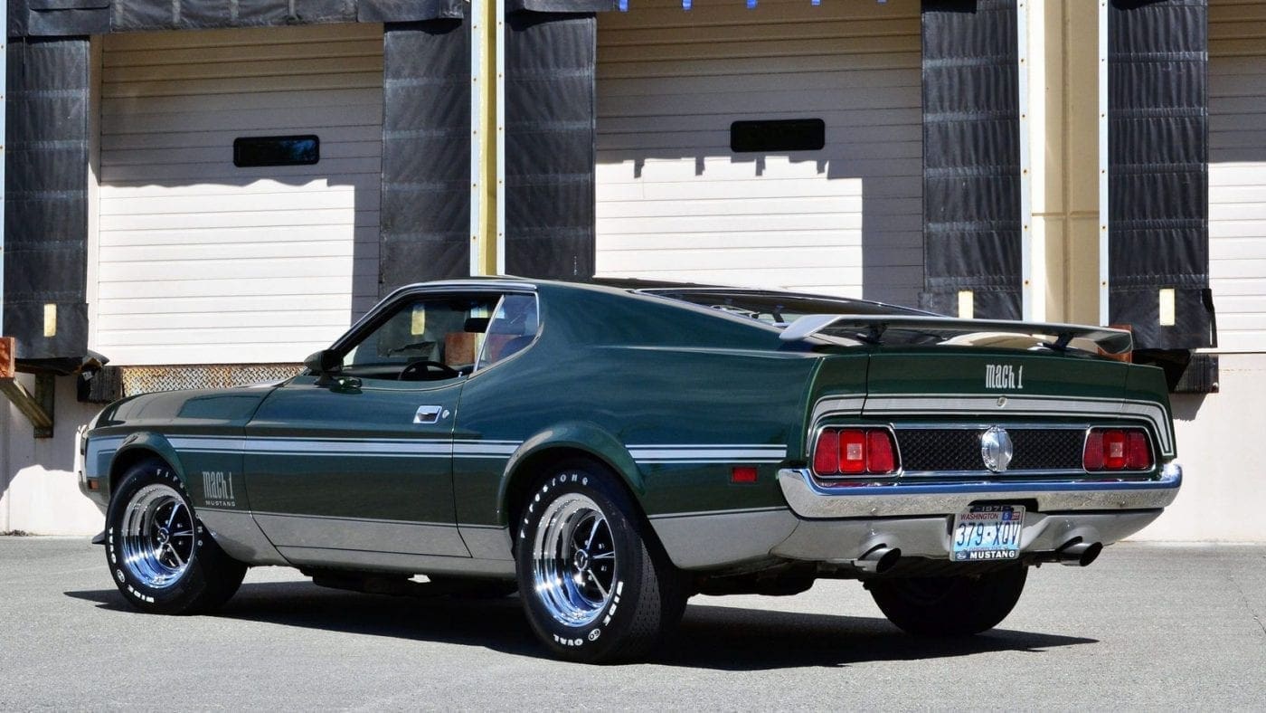 Dark Green 1971 Ford Mustang
