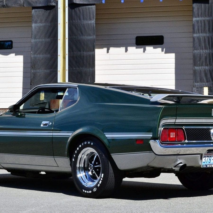 Dark Green 1971 Ford Mustang