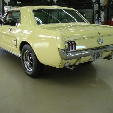 Springtime Yellow 1966 Ford Mustang