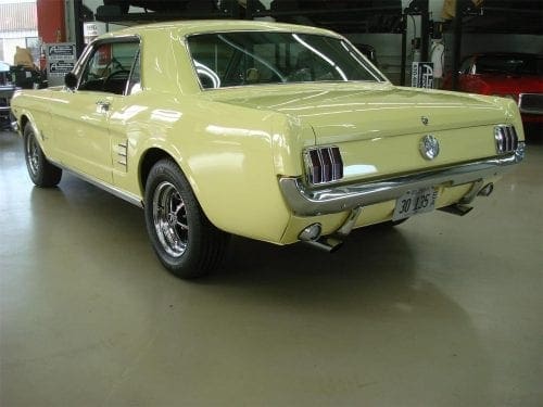 Springtime Yellow 1966 Ford Mustang