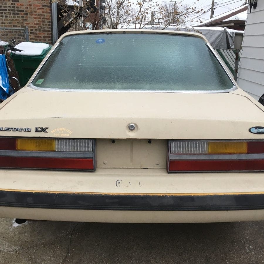 Sand Beige 1986 Ford Mustang