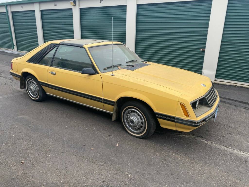 Medium Yellow 1983 Ford Mustang