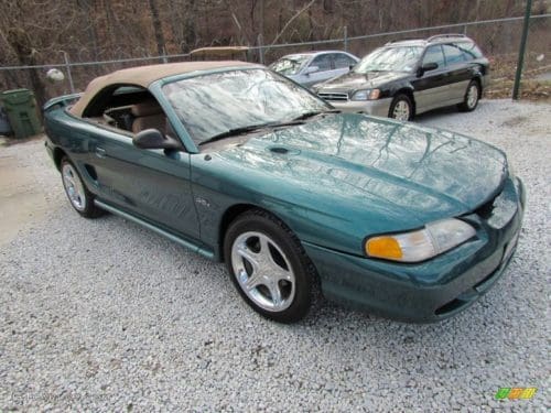 Pacific Green 1998 Ford Mustang