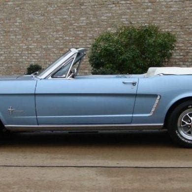 Silver Blue 1965 Ford Mustang