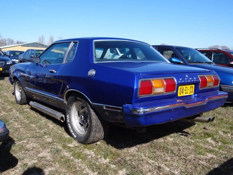 Pastel Blue 1975 Ford Mustang