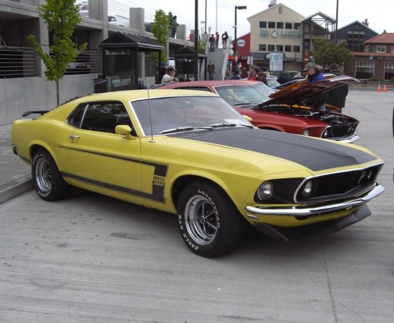 Grabber (Bright) Yellow 1969 Ford Mustang