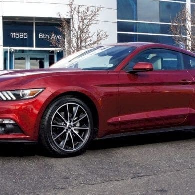 Ruby Red 2015 Ford Mustang