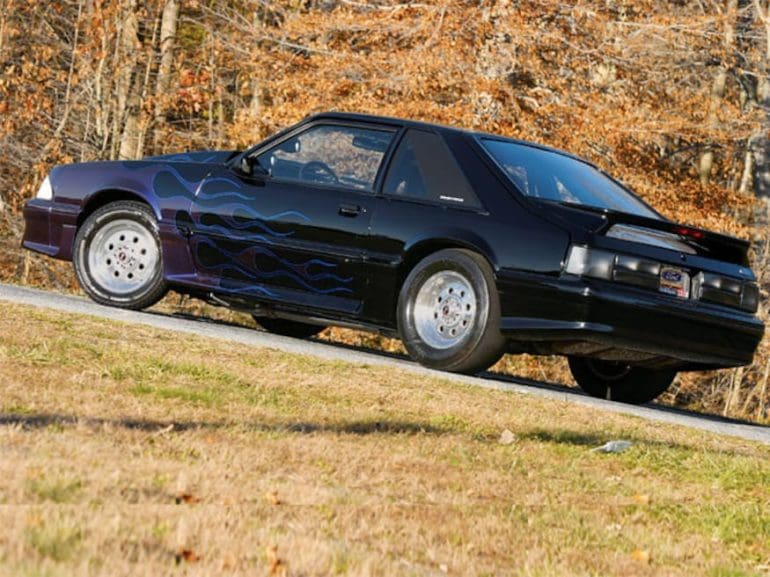 Dark Shadow Blue 1988 Ford Mustang