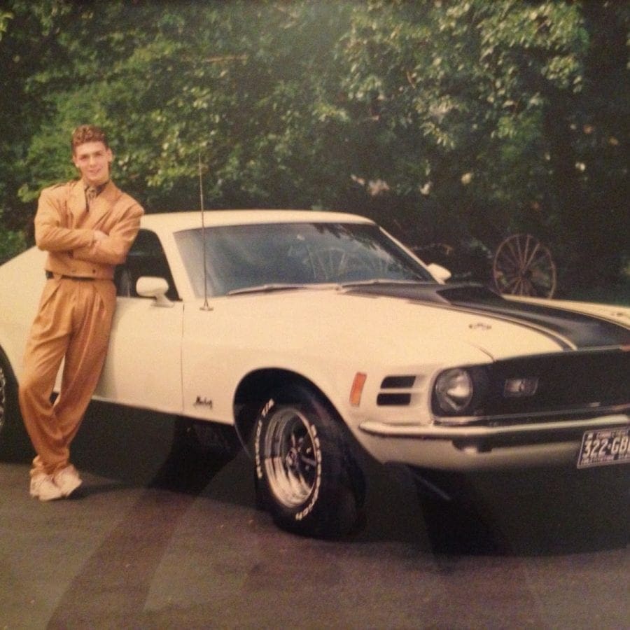 Light Ivy Yellow 1970 Ford Mustang