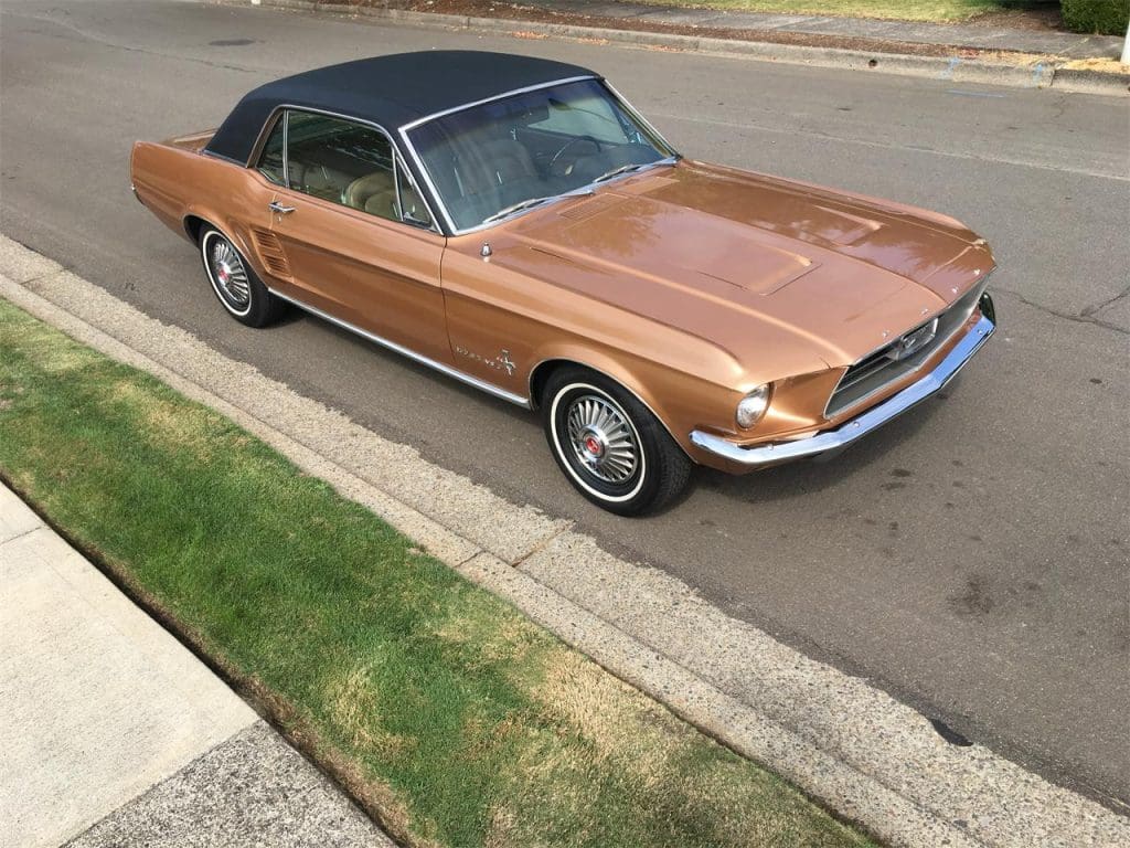 Burnt Amber 1967 Ford Mustang