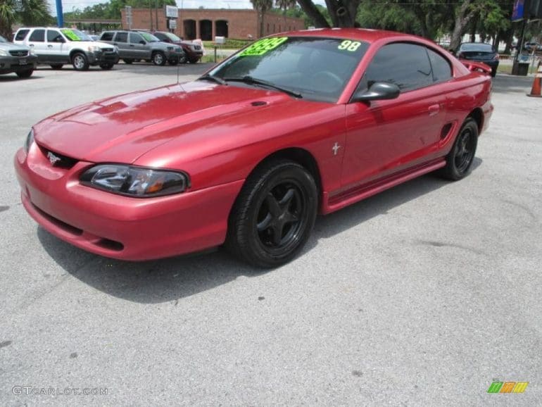 Laser Red 1998 Ford Mustang