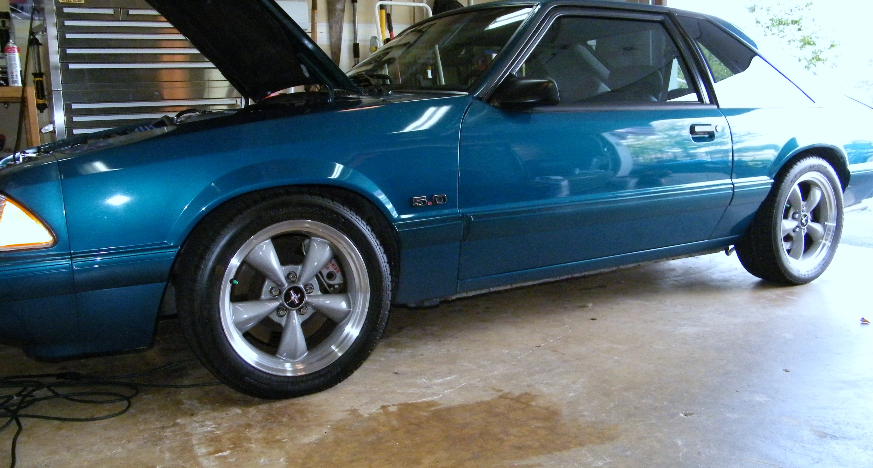 Reef Blue 1993 Ford Mustang