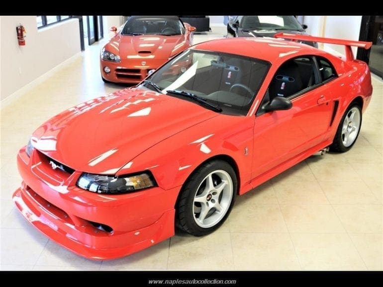 Performance Red 2000 Ford Mustang