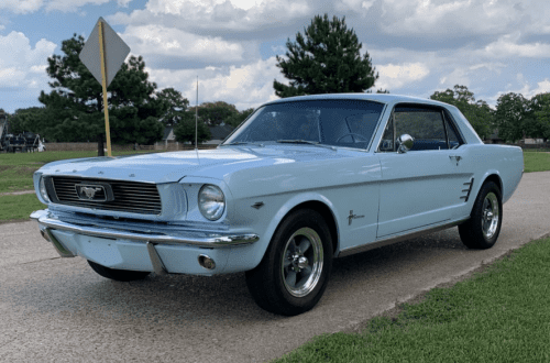 Arcadian Blue 1966 Ford Mustang